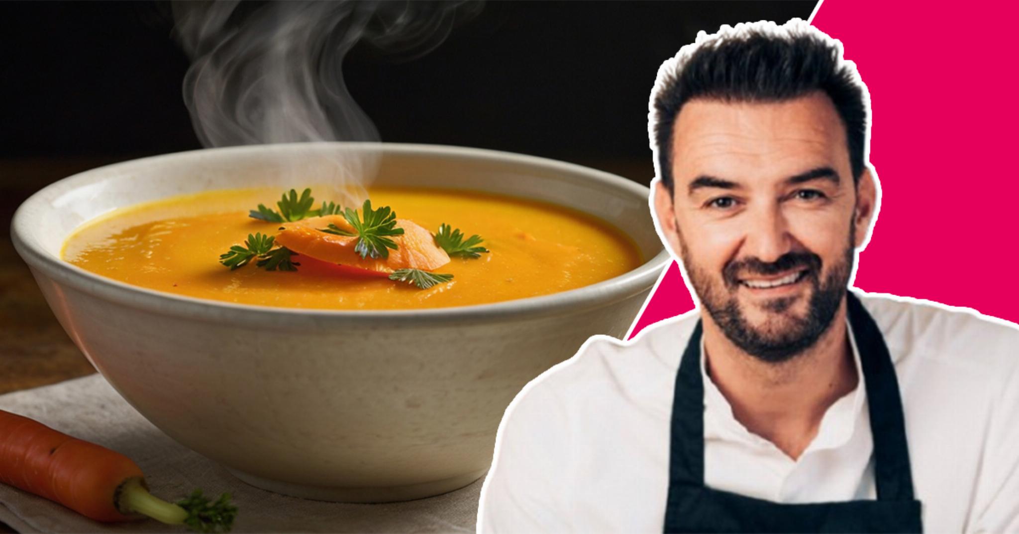 Cyril Lignac dévoile sa recette ultra-onctueuse de velouté carottes ...